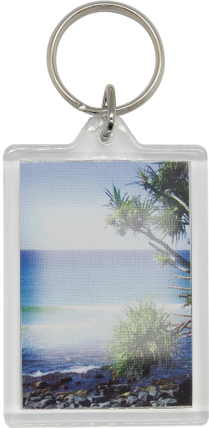 Tropical Beach Key Chain – Gr8 Names Around The World